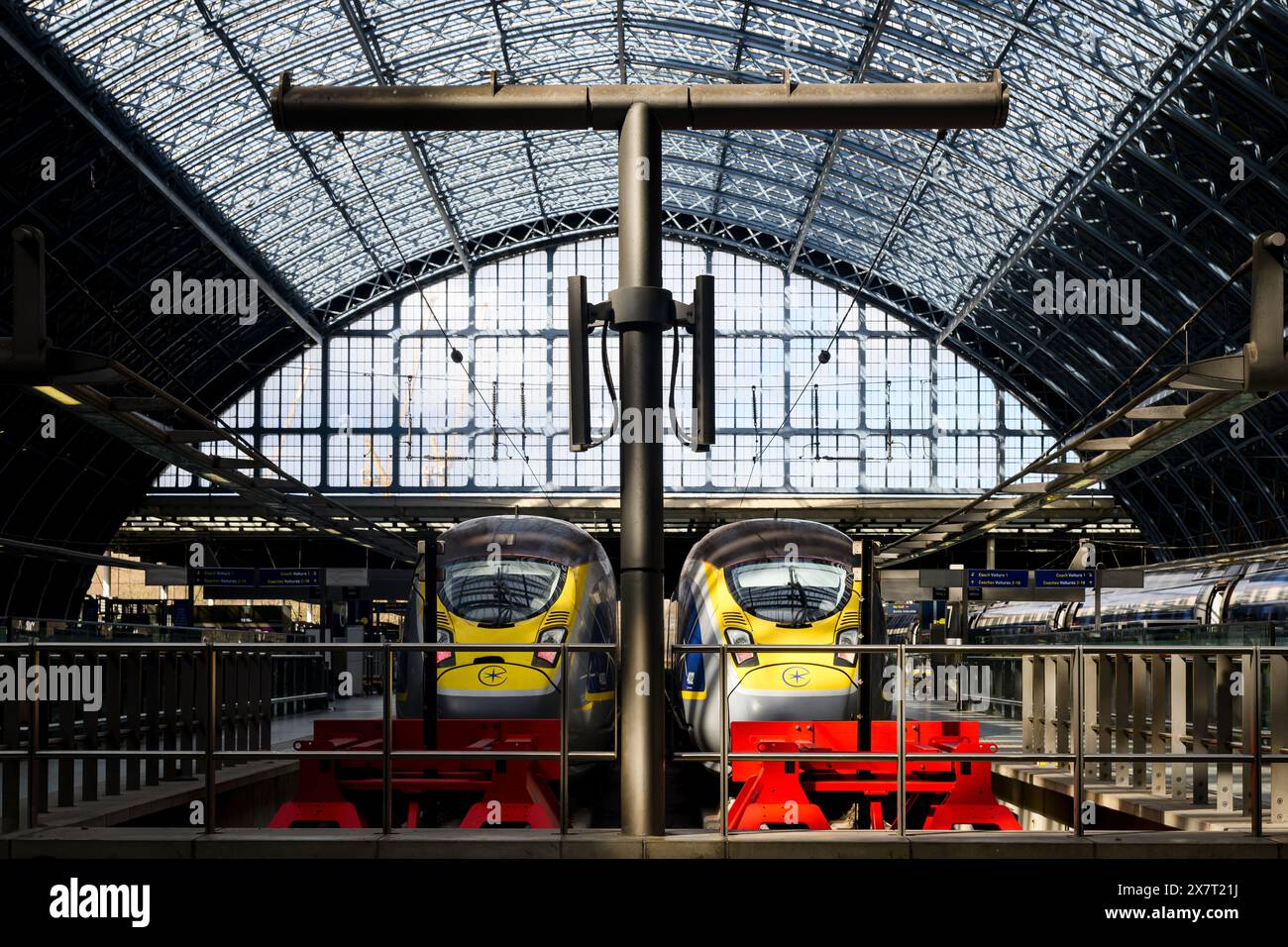 London, UK - March 23, 2024; International high speed Eurostar ...
