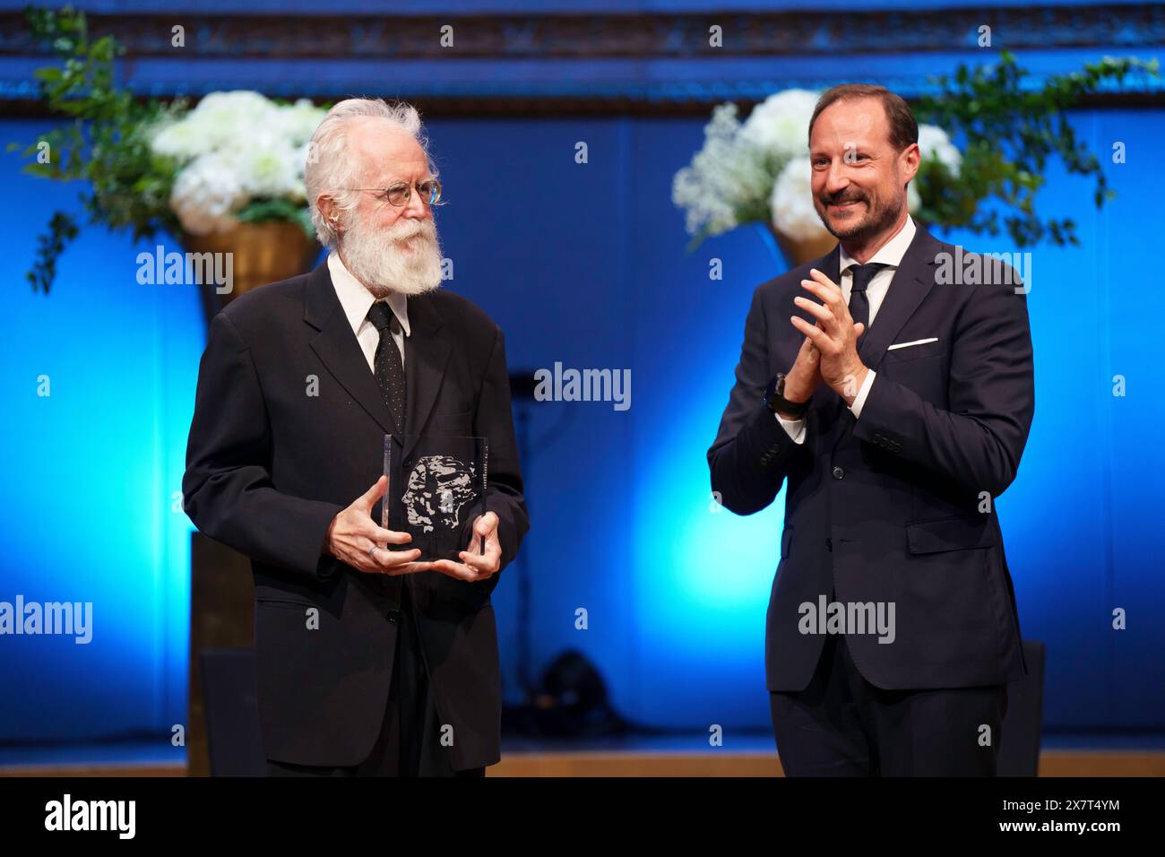 Oslo 20240521.Crown Prince Haakon presents the 2024 Abel Prize to the ...