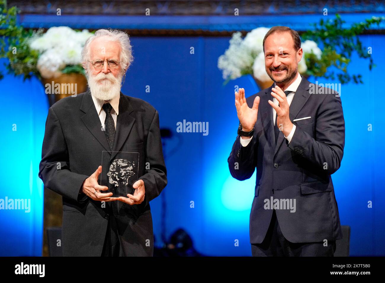 Oslo 20240521.Crown Prince Haakon presents the 2024 Abel Prize to the ...