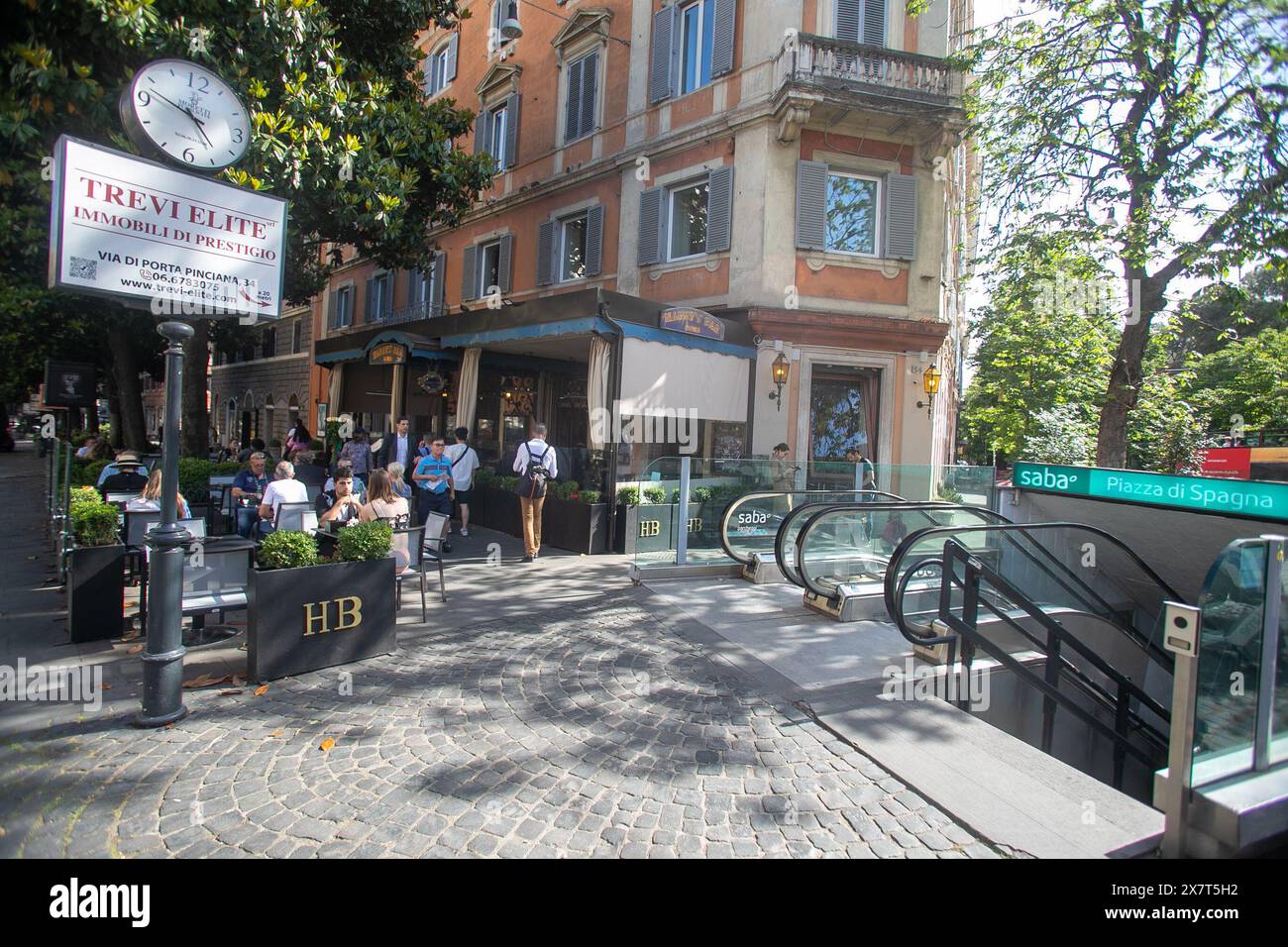 Esterni del locale in cui è avvenuta l'aggressione Harry's Bar Via ...