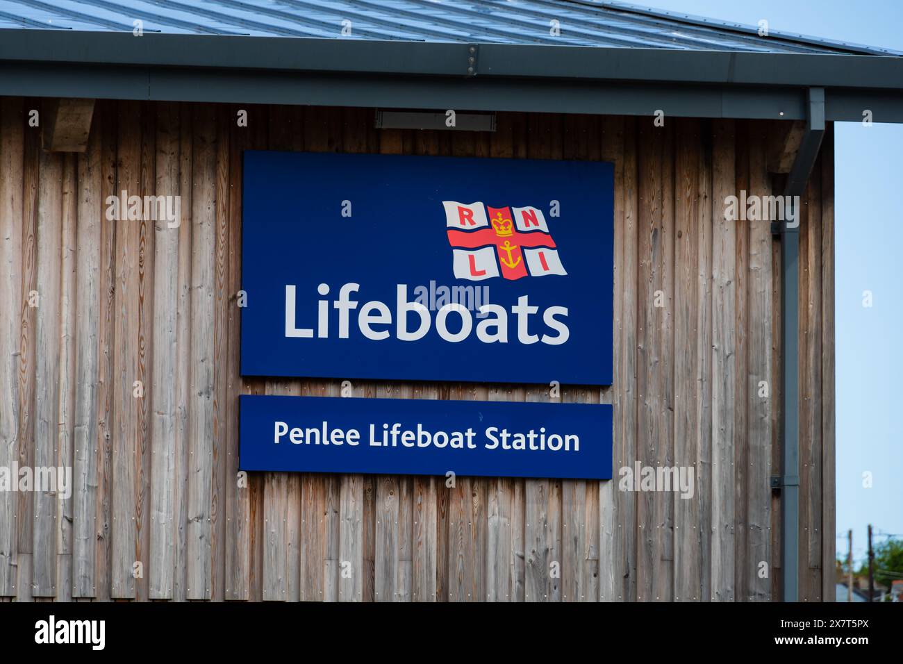 Penlee lifeboat station, Newlyn harbour, Cornwall, West Country ...