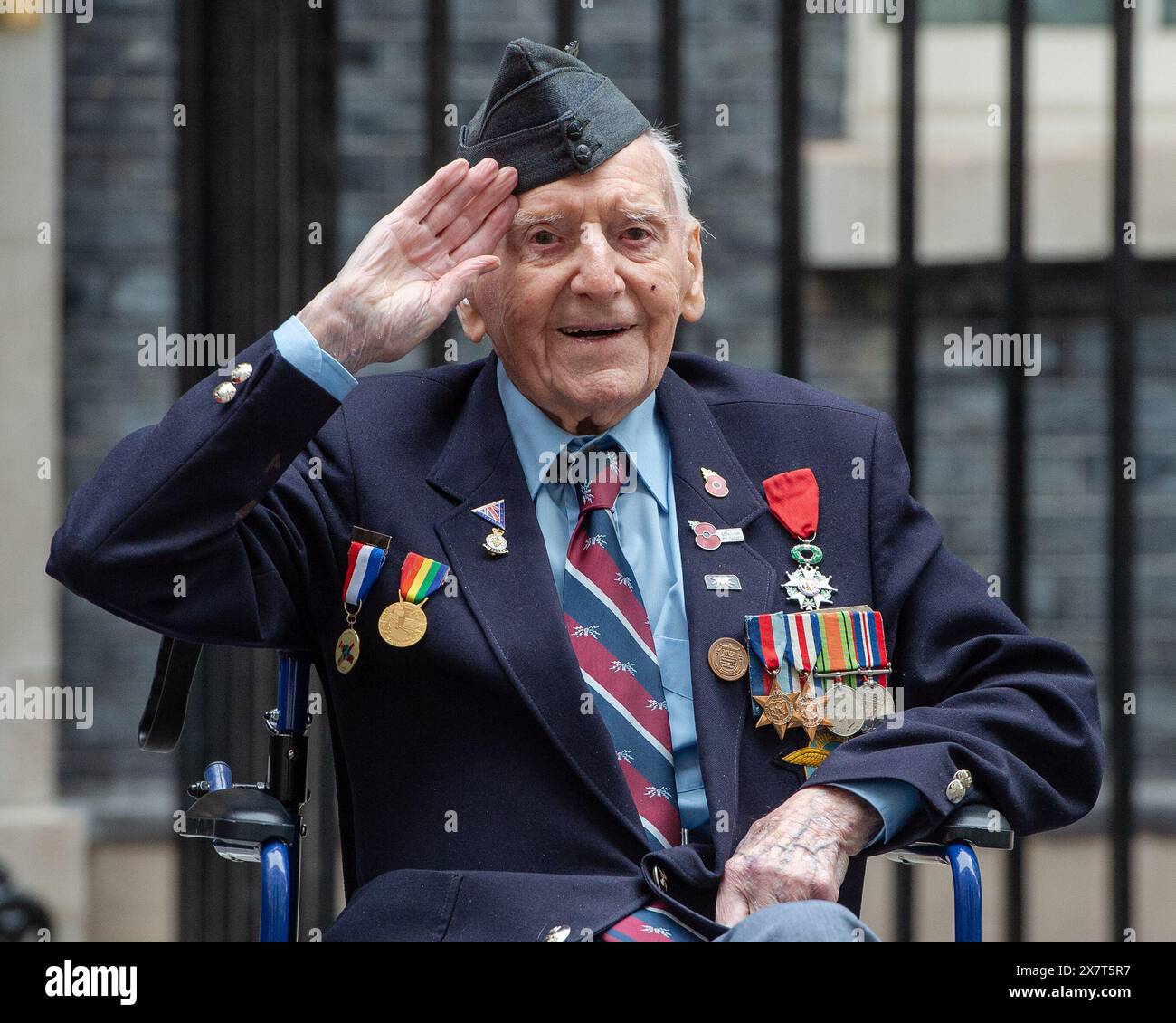 May 21, 2024, London, England, United Kingdom: BERNARD MORGAN (98), RAF ...