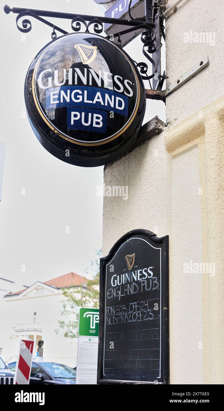 Guinness England Pub, Ljubljana, Slovenia Stock Photo - Alamy