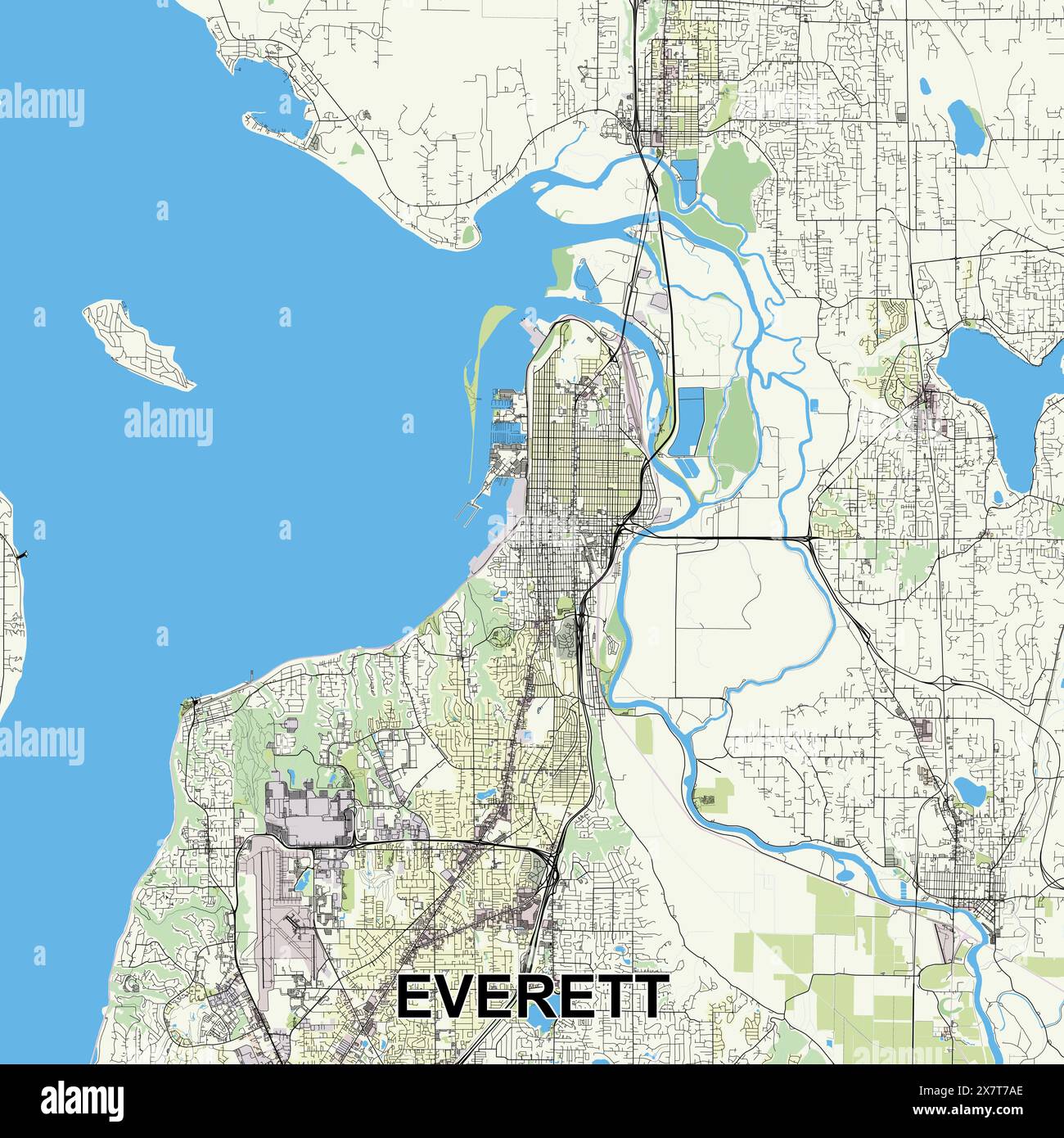Everett roads hi-res stock photography and images - Alamy