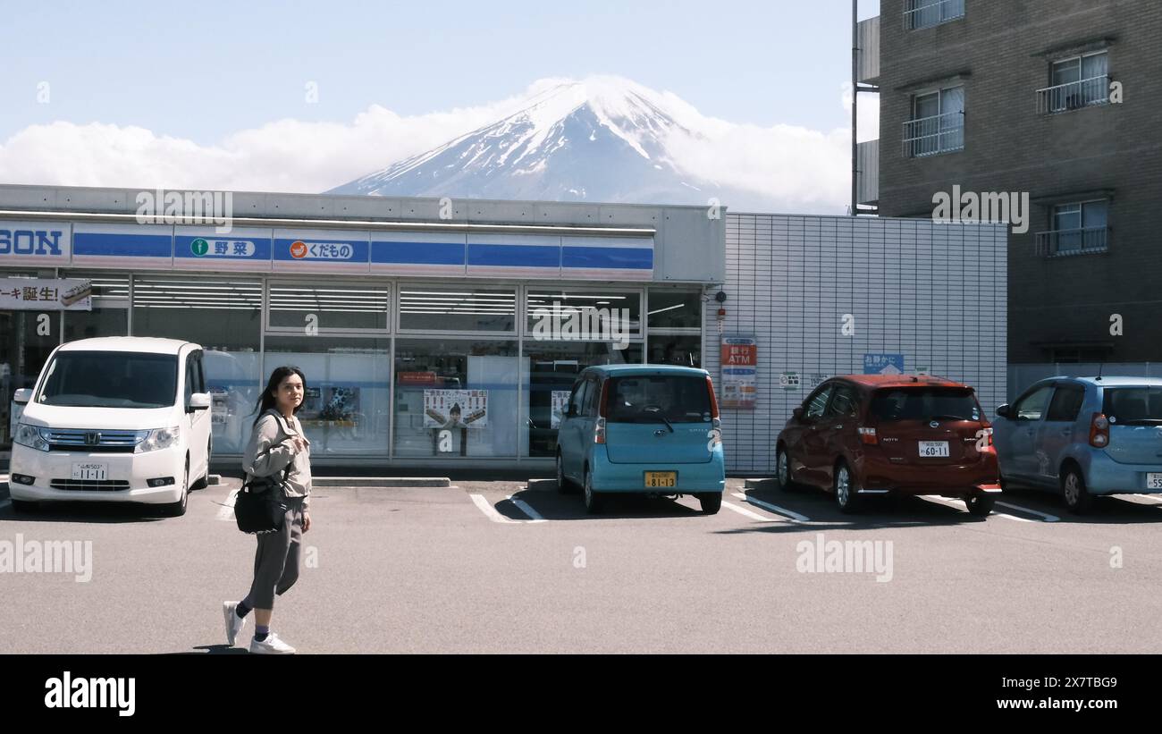 Kawaguchiko, Japan- May 22 2024 : Japan blocks iconic Mt Fuji view ...