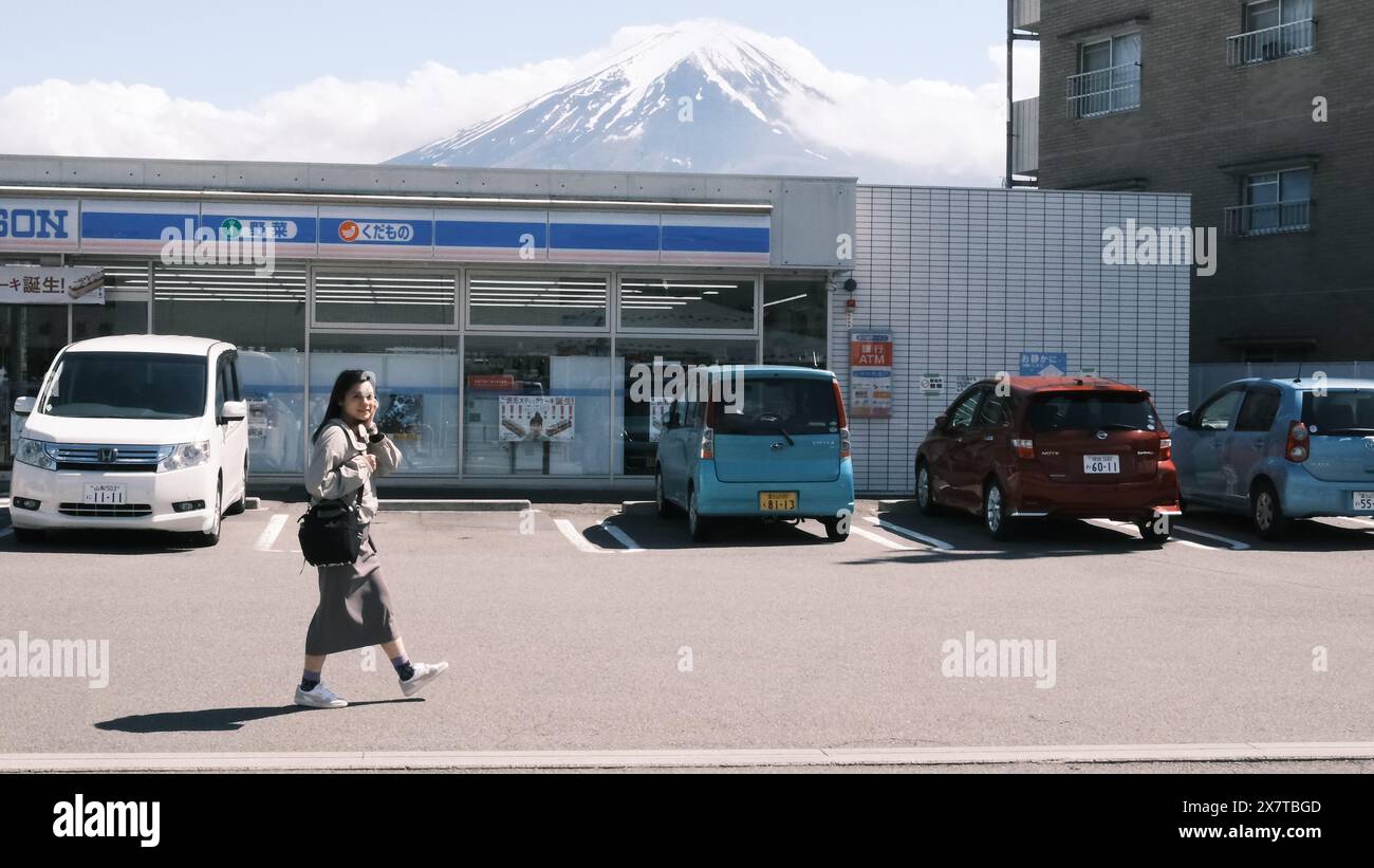 Kawaguchiko, Japan- May 22 2024 : Japan blocks iconic Mt Fuji view ...