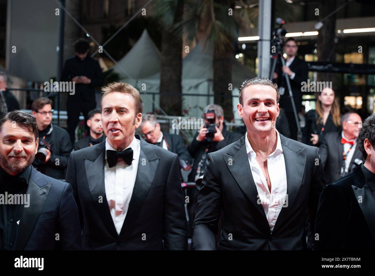 Nicolas Cage and Alexander Bertrand attend "The Surfer" Red Carpet at ...