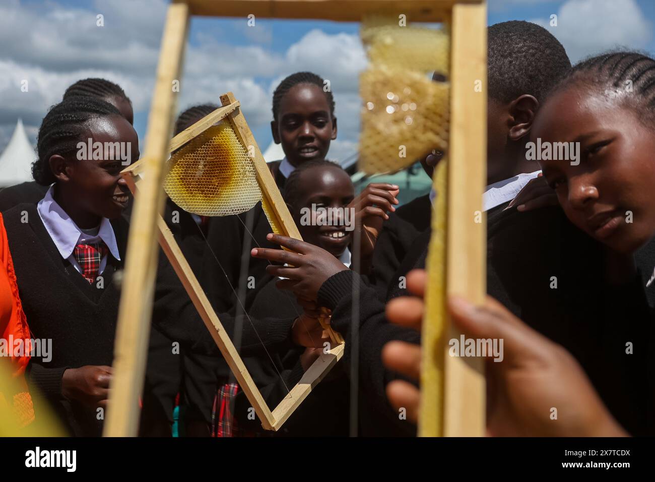 May 19, 2024, Nairobi, Kenya: Students of Isinya primary junior school ...