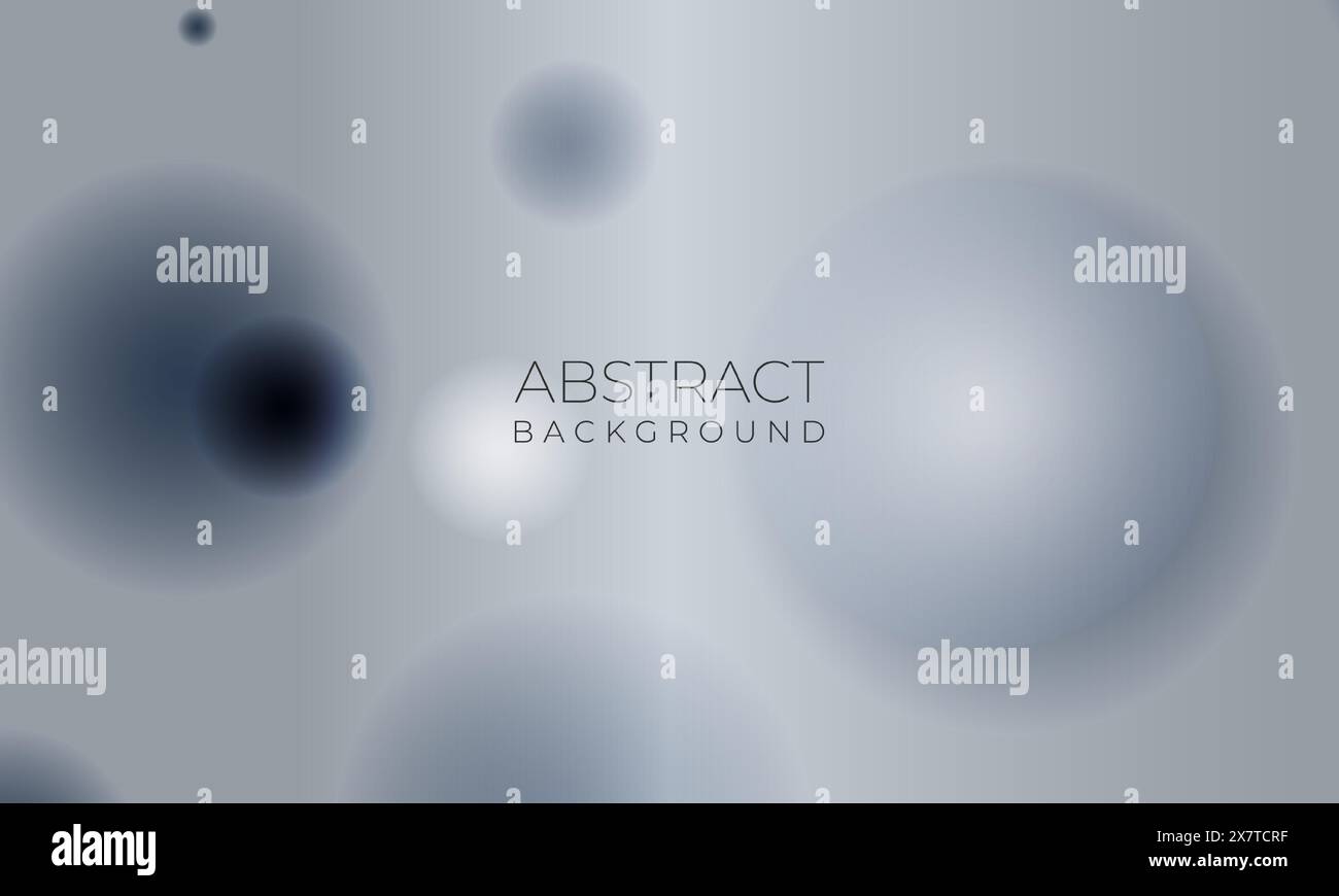Abstract modern geometric background with circle shapes and spheres in ...