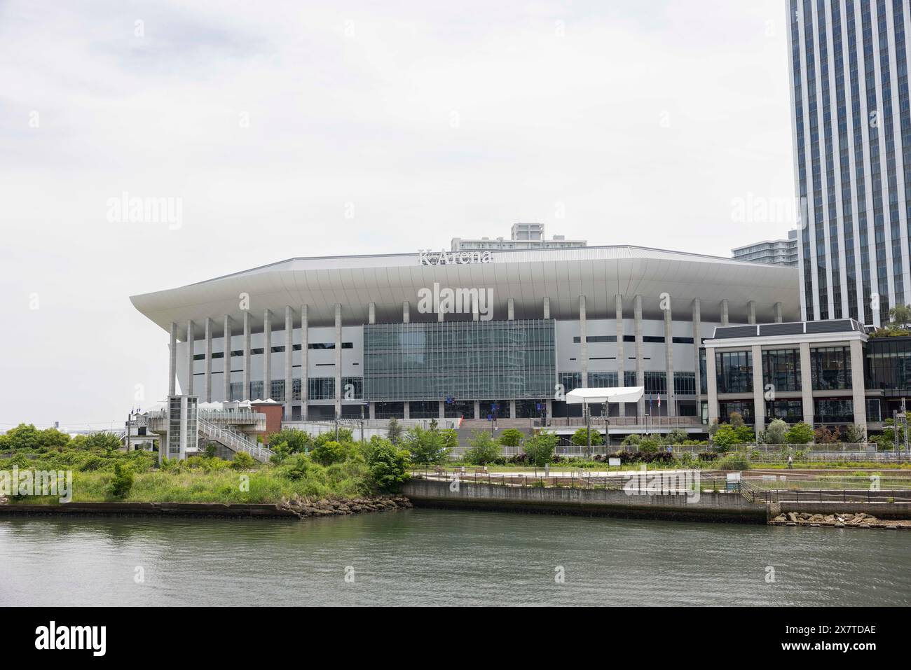View of the K-Arena in Minatomirai, Yokohama Stock Photo - Alamy