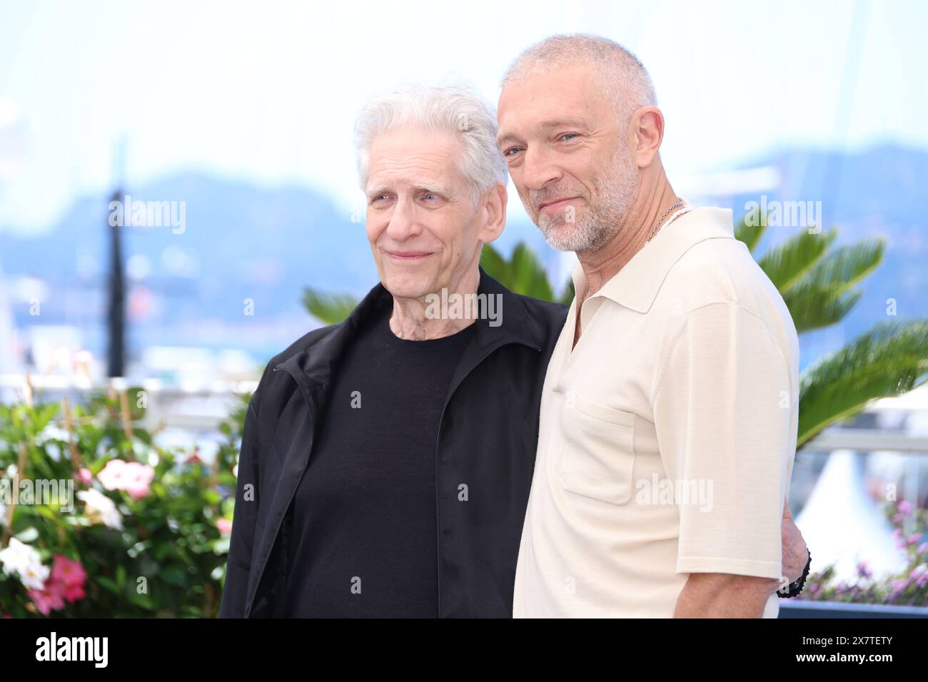 Cannes, France. 21st May, 2024. David Cronenberg, Vincent Cassel attend ...