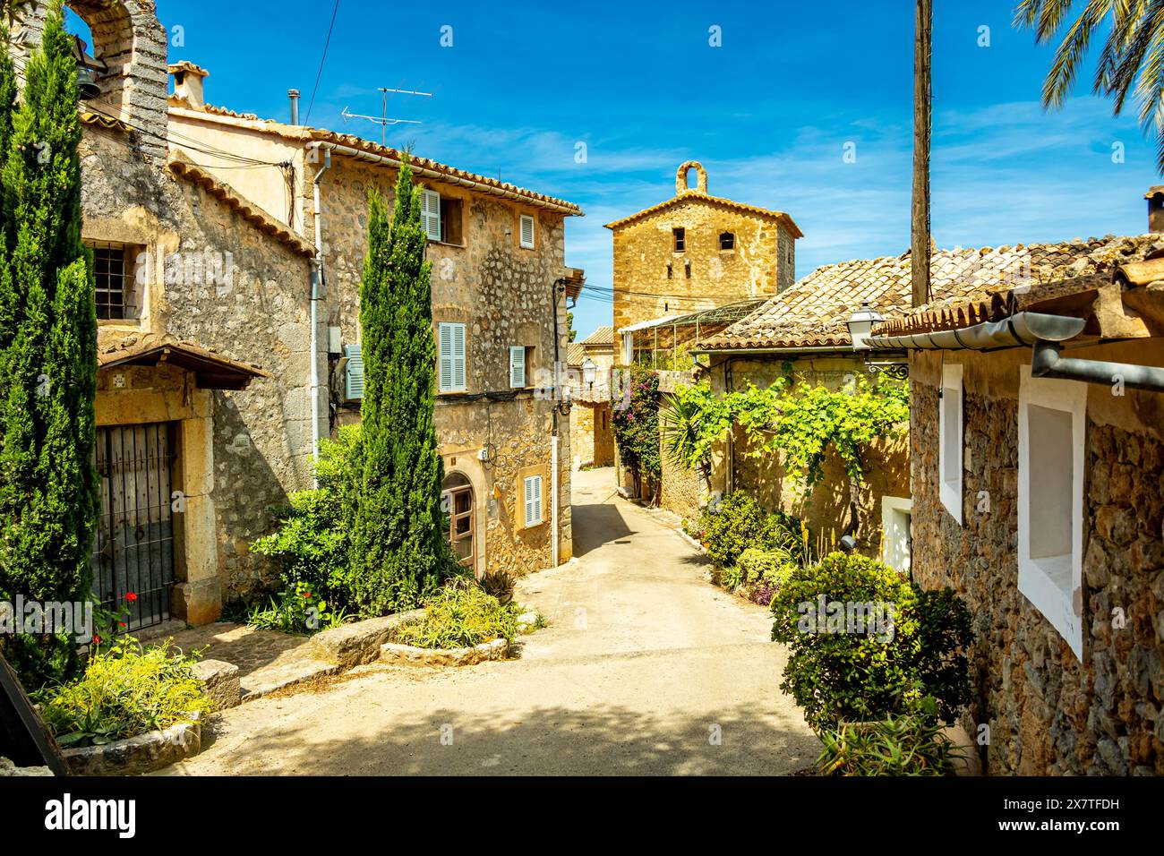 Coastal hike to the bay of Cala de Deià on the beautiful Balearic ...