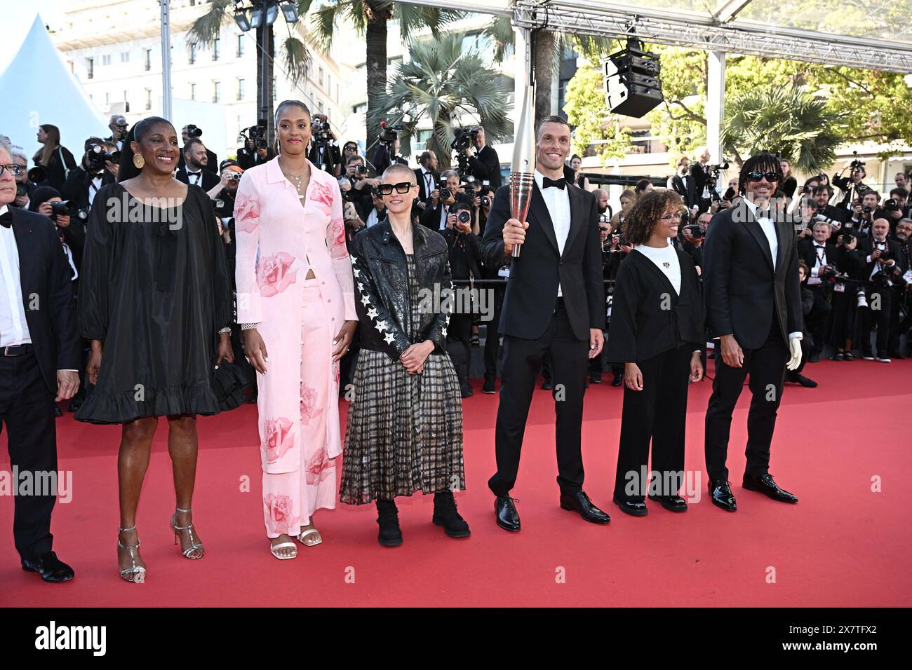 Cannes, France. 22nd May, 2023. Marie-José Perec, Iliana Rupert, Marie ...