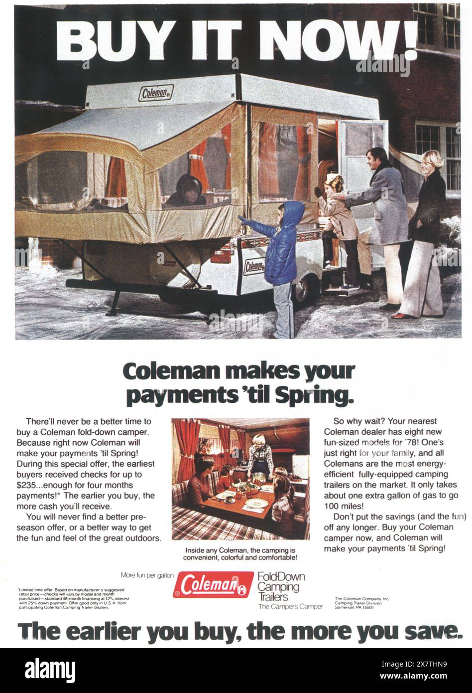 Coleman fold down camper hi-res stock photography and images - Alamy