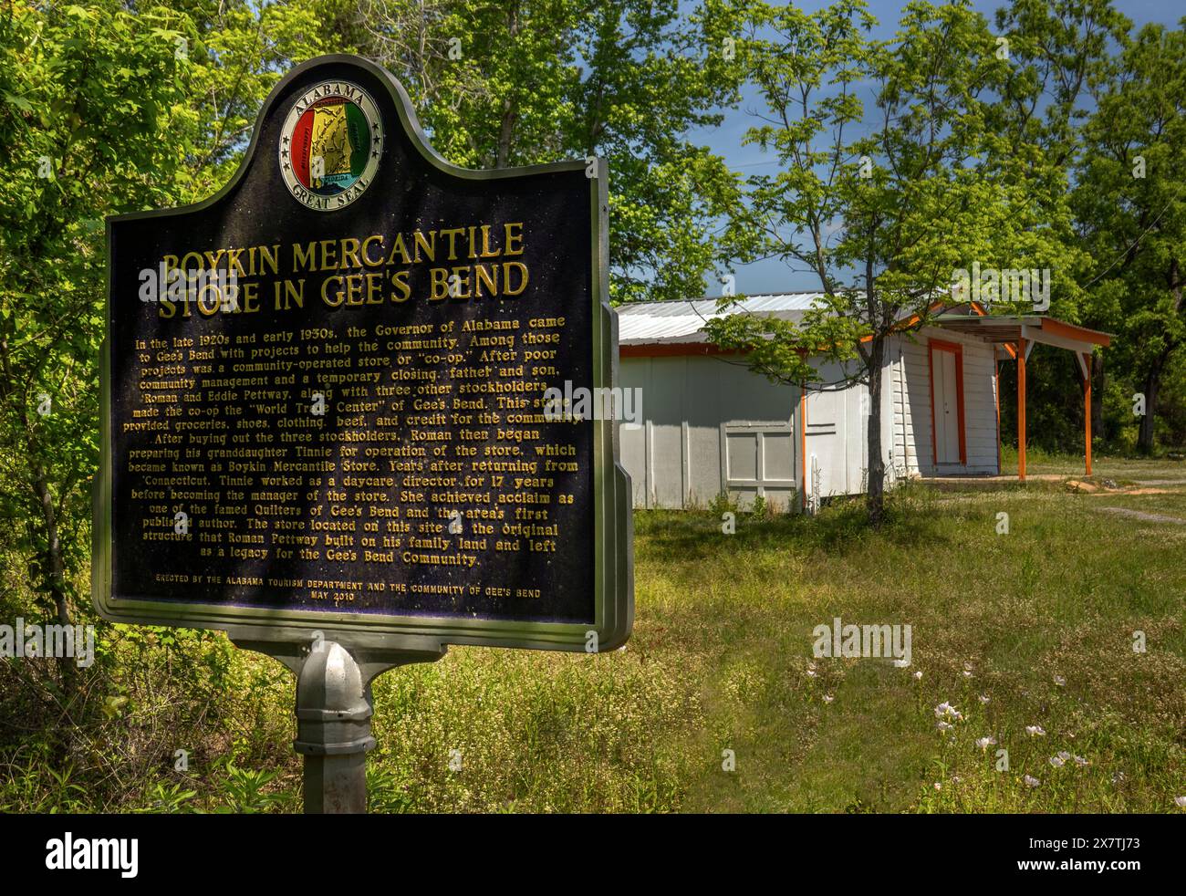 Gee's Bend Heritage Trail in Boykin Alabama Stock Photo - Alamy