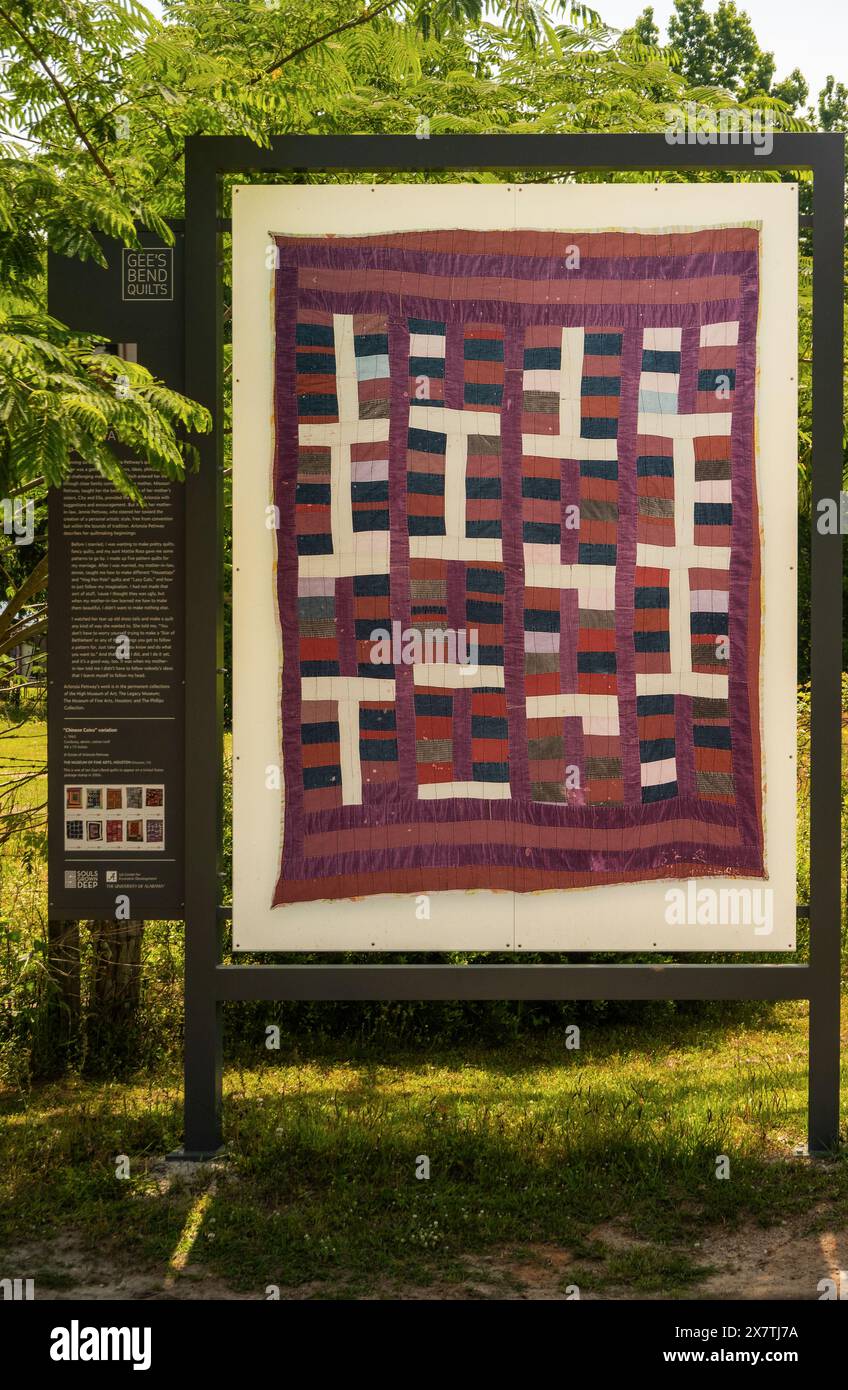 Gee's Bend Heritage Trail in Boykin Alabama Stock Photo - Alamy