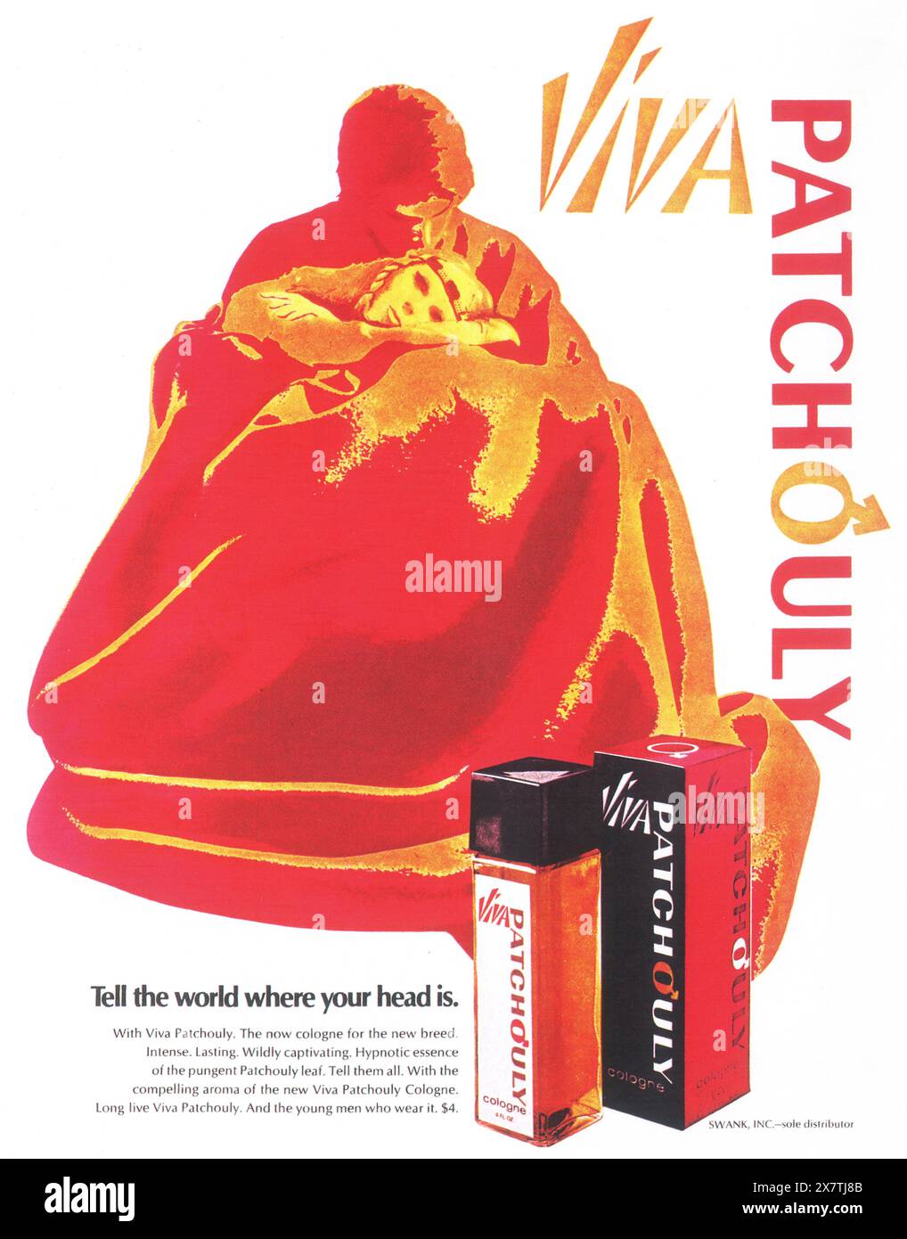 1971 Viva Patchouly Cologne ad Stock Photo - Alamy