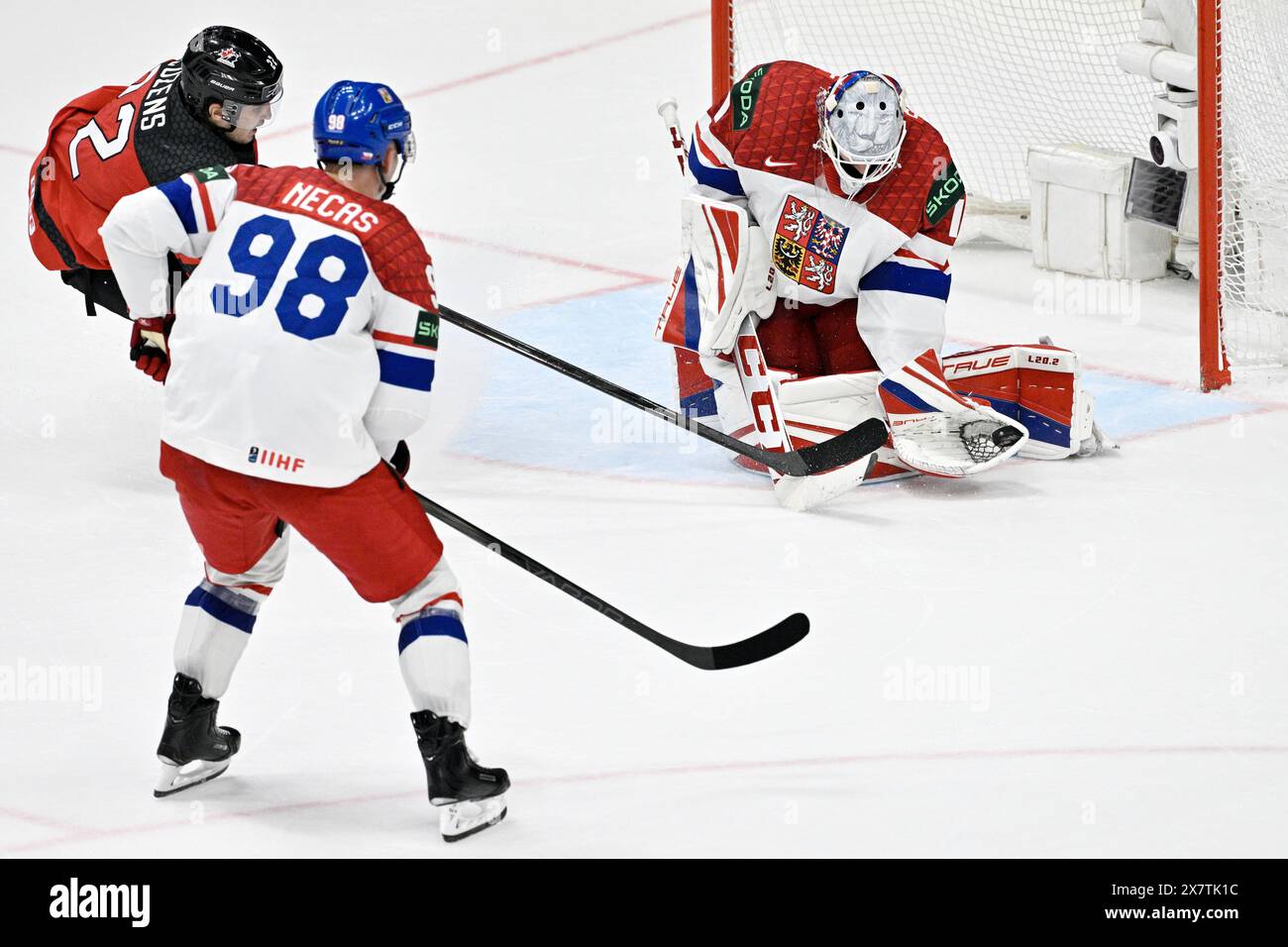 Prague, Czech Republic. 21st May, 2024. Czech Republic vs Canada group ...