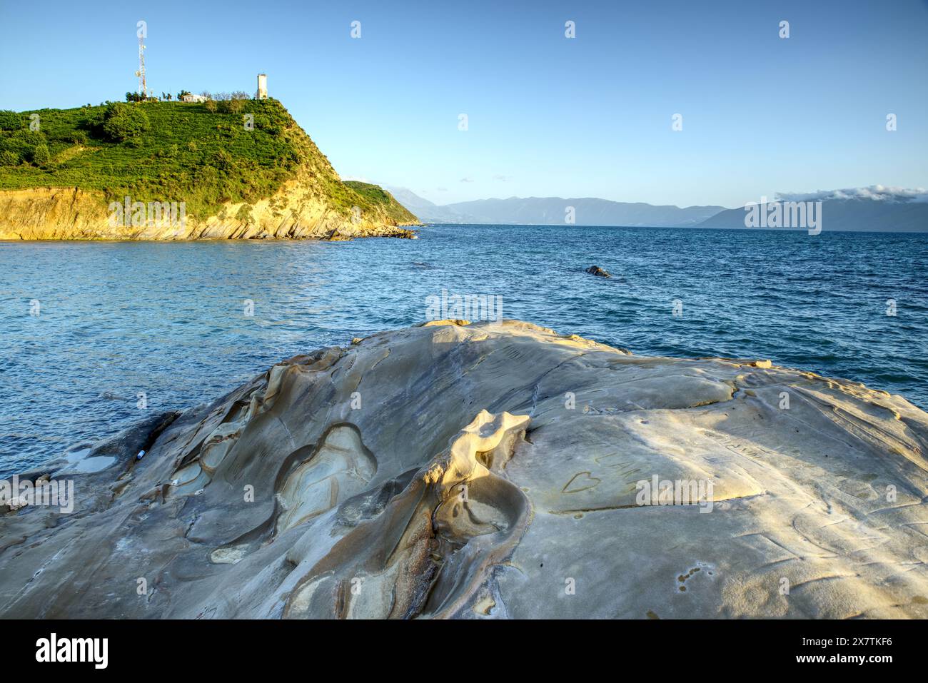 Beautiful and impressional views from deserted peninsula Zvernec near ...
