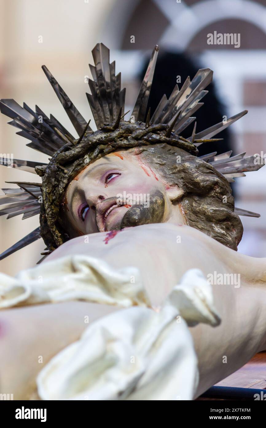 a statue of the Good Friday procession 2024 Stock Photo - Alamy