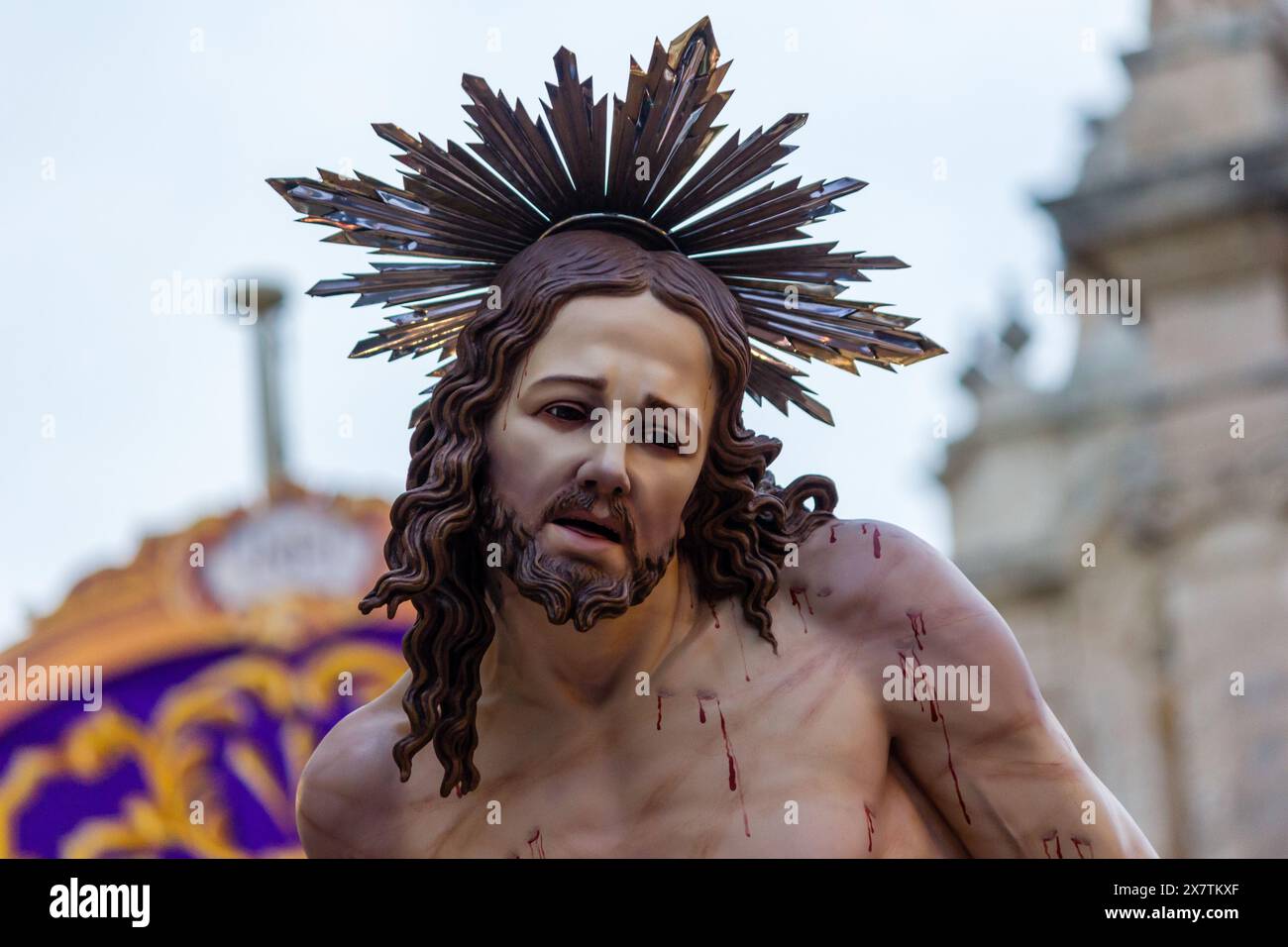 a statue of the Good Friday procession 2024 Stock Photo - Alamy