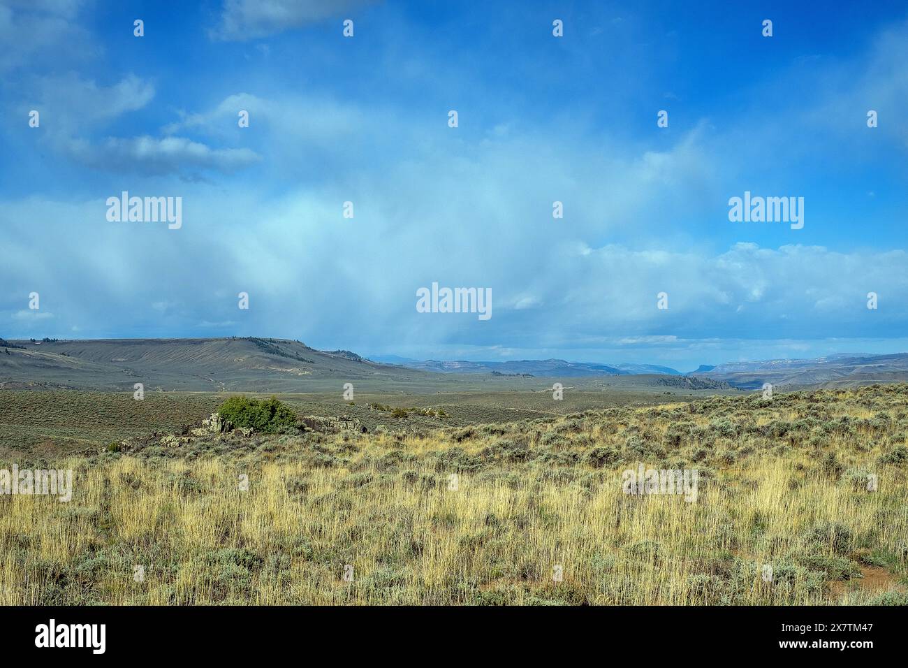 May 21, 2024: Dramatic early morning clouds mount over the high desert ...