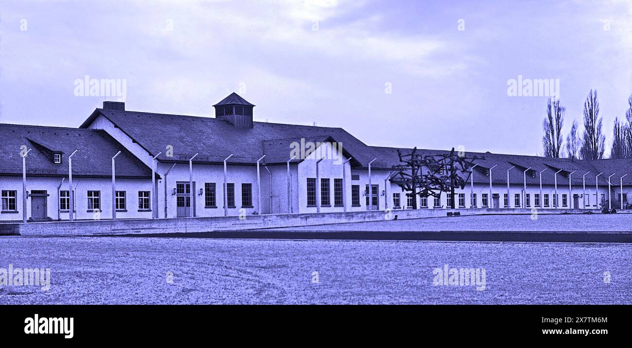 Dachau concentration camp. Today's memorial (former agricultural ...