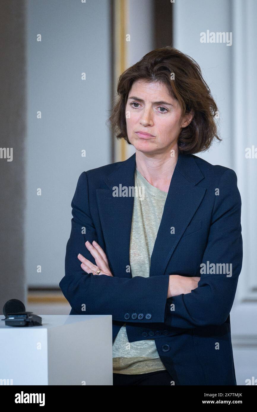 Paris, France. 21st May, 2024. Orange's CEO Christel Heydemann during a ...