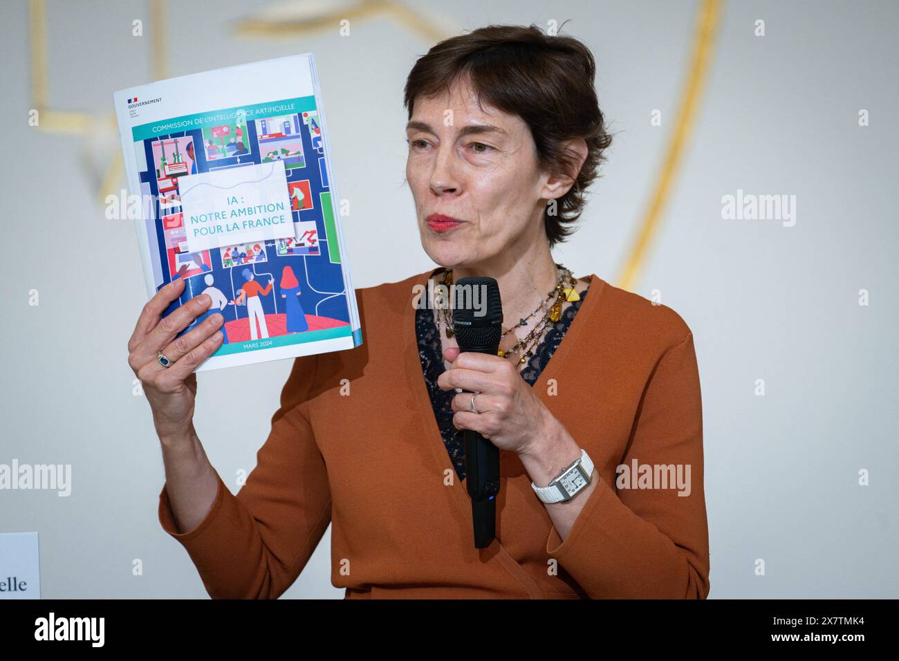 Paris, France. 21st May, 2024. Co-president of the artificial ...