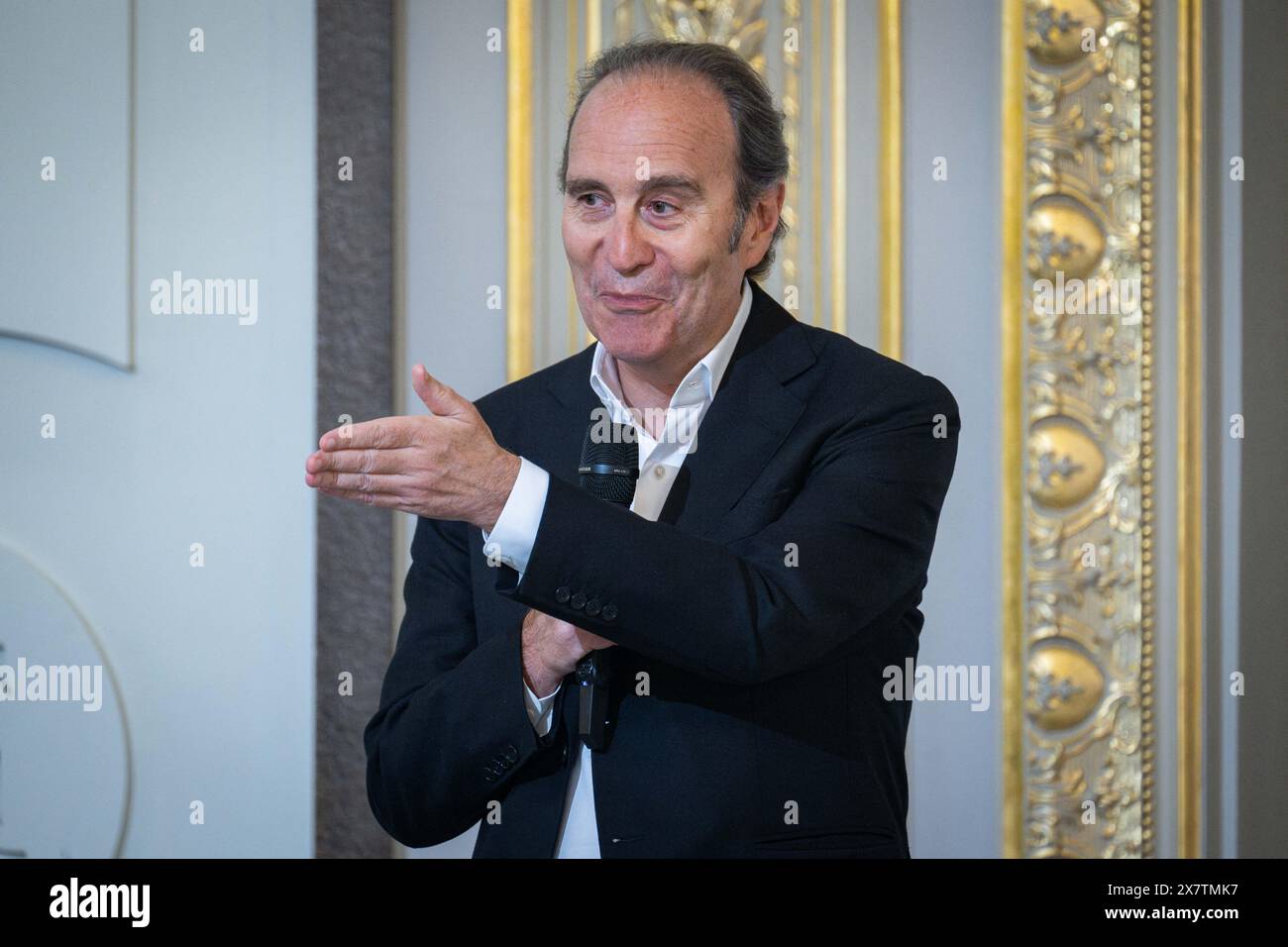 Paris, France. 21st May, 2024. French CEO of Iliad group and Free ...