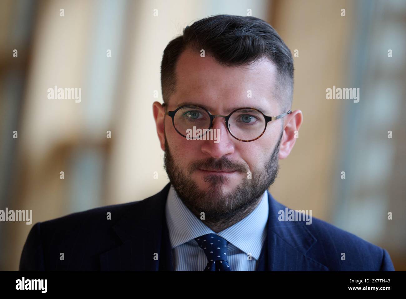Edinburgh Scotland, UK 21 May 2024. Paul Sweeney MSP at the Scottish ...