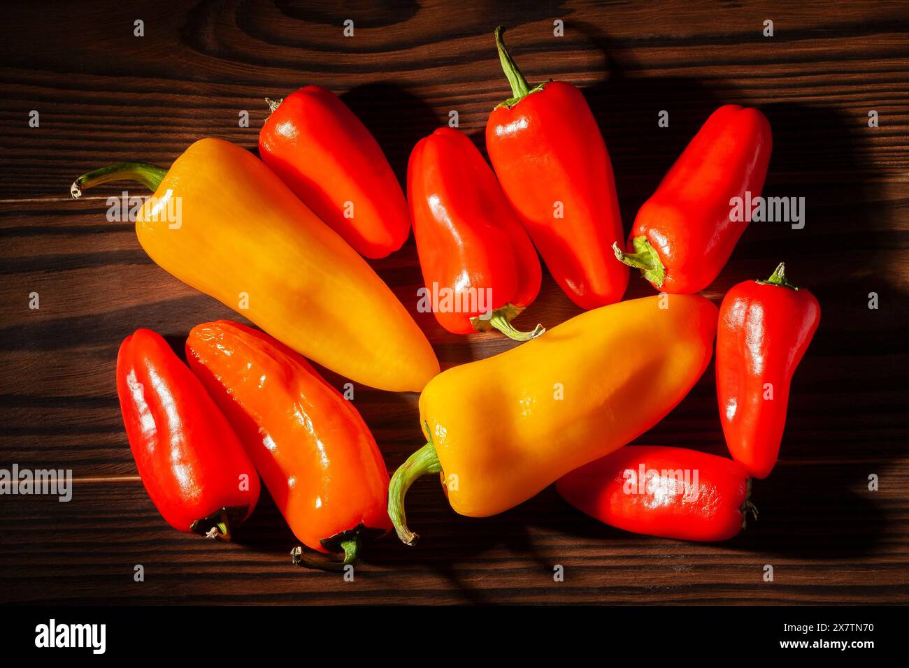 Mini brown bell pepper hi-res stock photography and images - Alamy