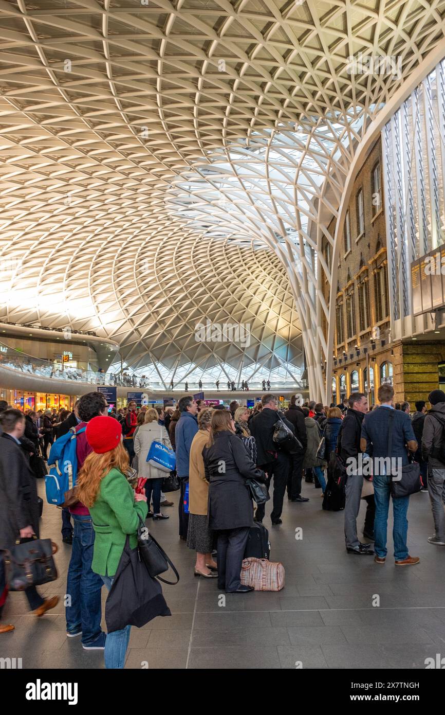Interior of Kings Cross Station, London Stock Photo - Alamy