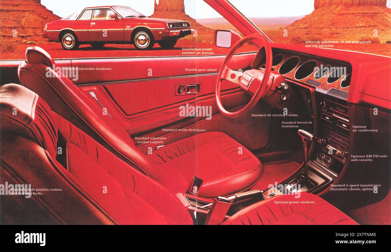 1978 Plymouth Sapporo ad Stock Photo - Alamy