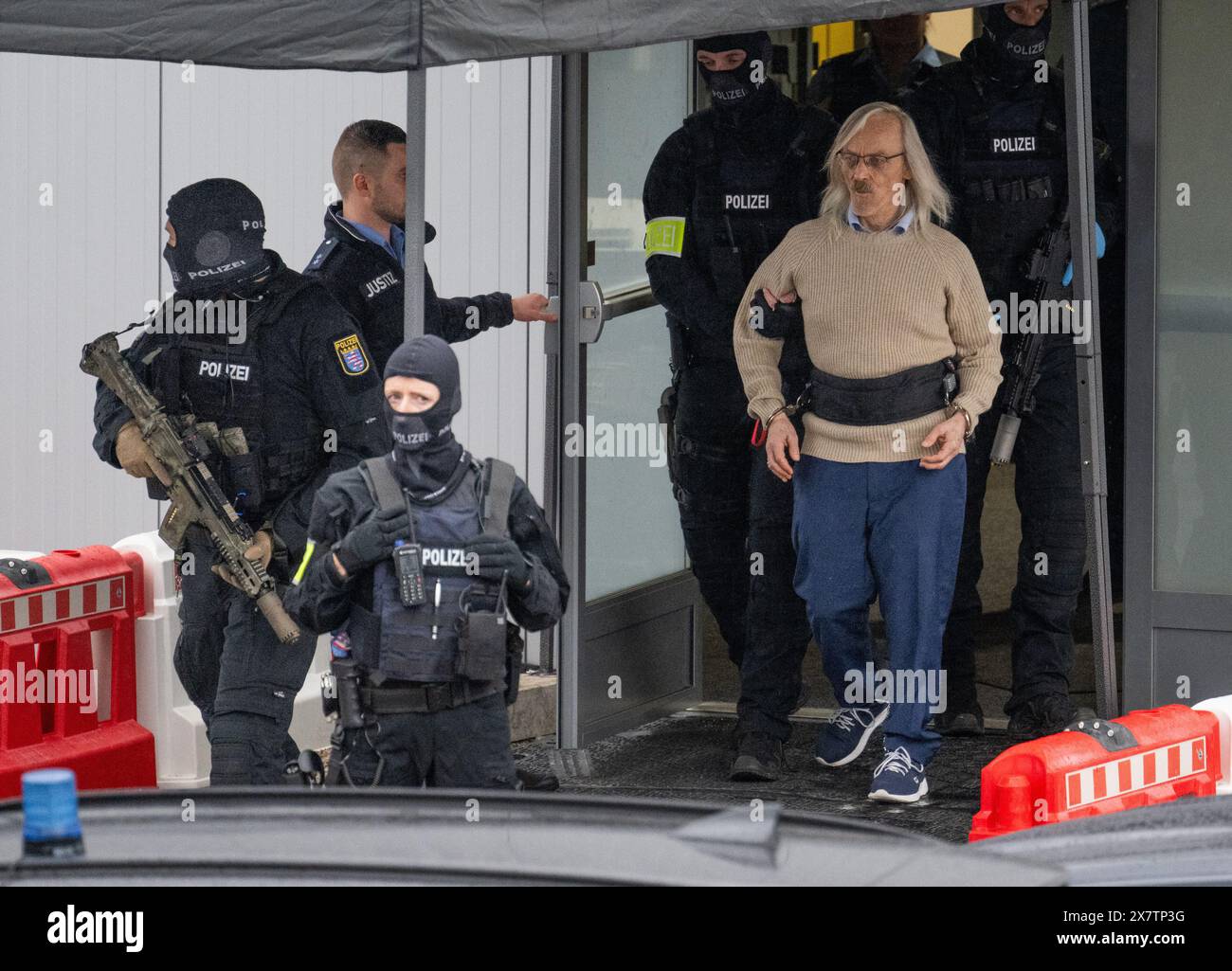 21 May 2024, Hesse, Frankfurt/Main: After the end of the first day of ...