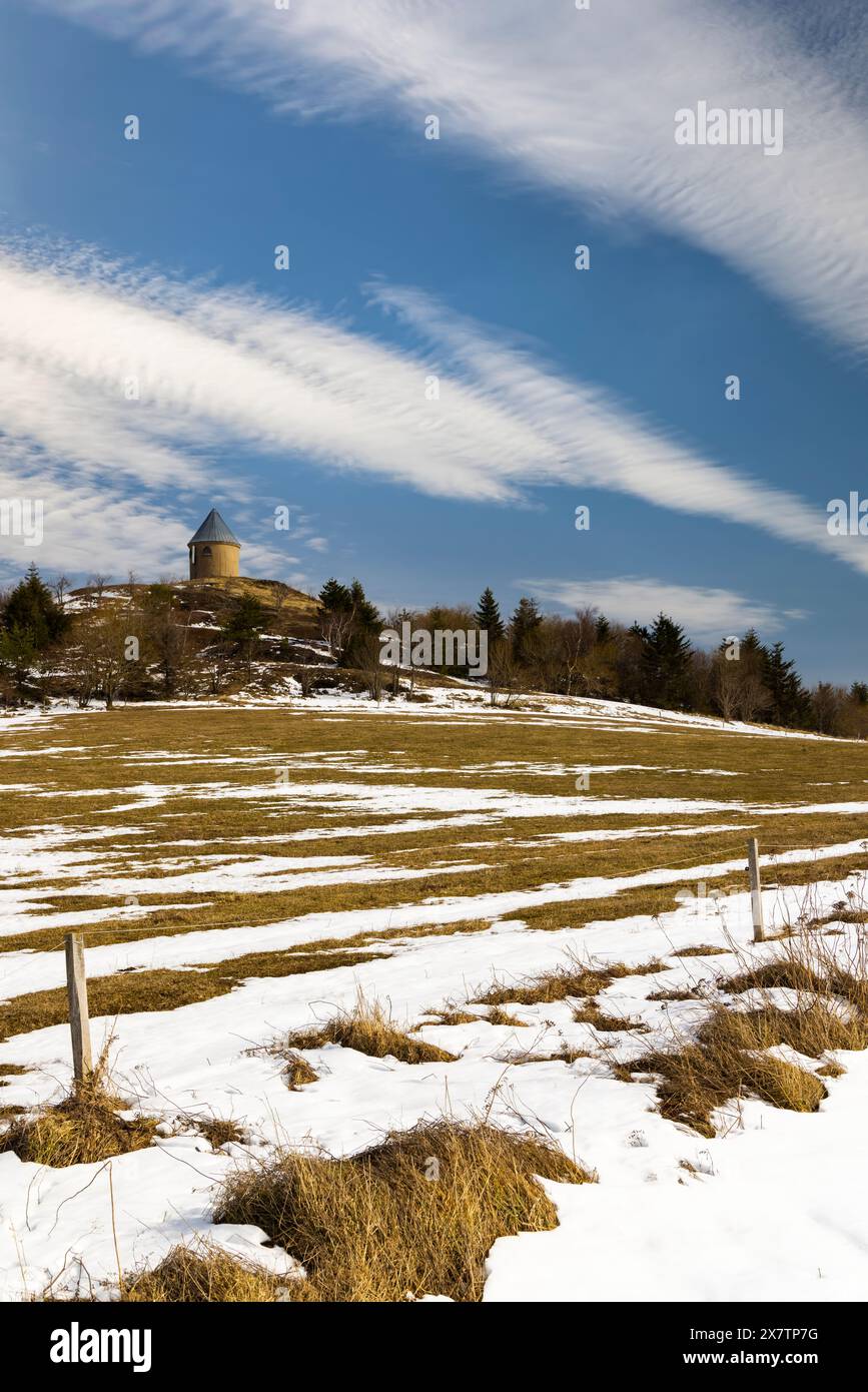 The mining landscape Mednik Hill, UNESCO World Heritage site, part of ...