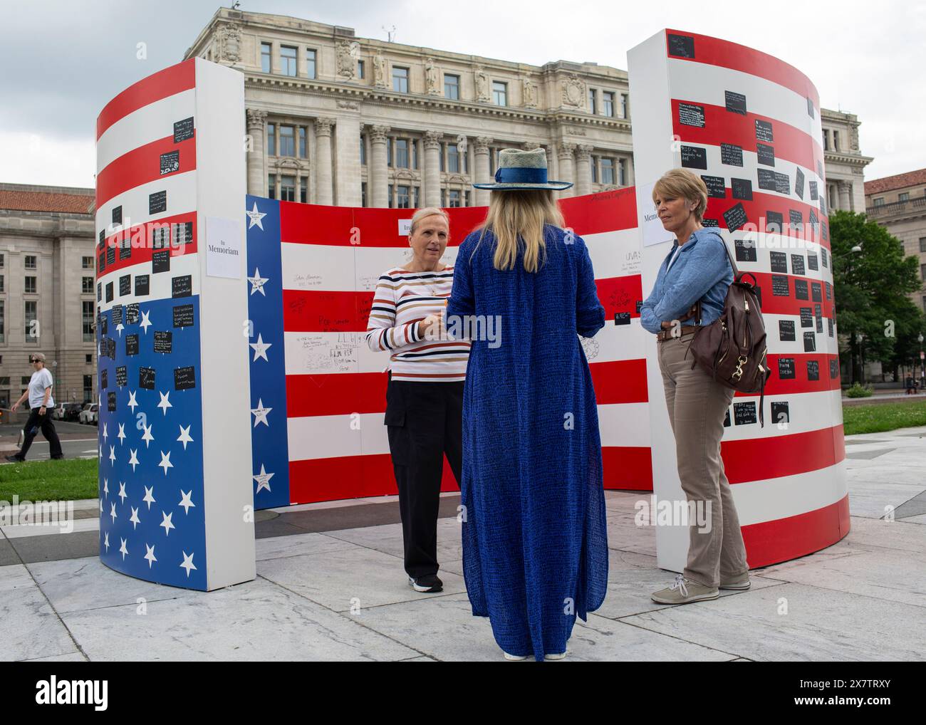 Washington, USA. 19th May, 2024. Artist Suzanne Brennan Firstenber ...