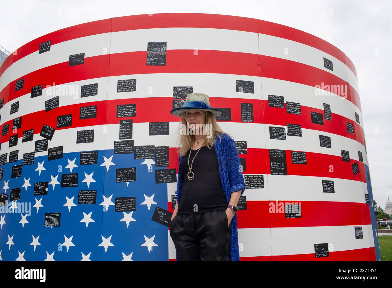Washington, USA. 19th May, 2024. Acclaimed visual artist Suzanne ...