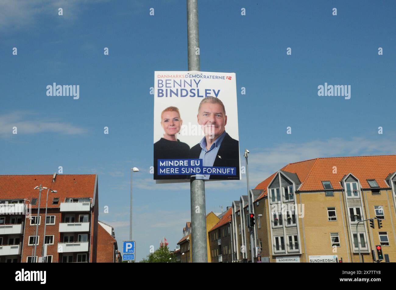 Cpenhagen/ Denmark/20 MAY 2024/ EU parliamentary elections poster from ...
