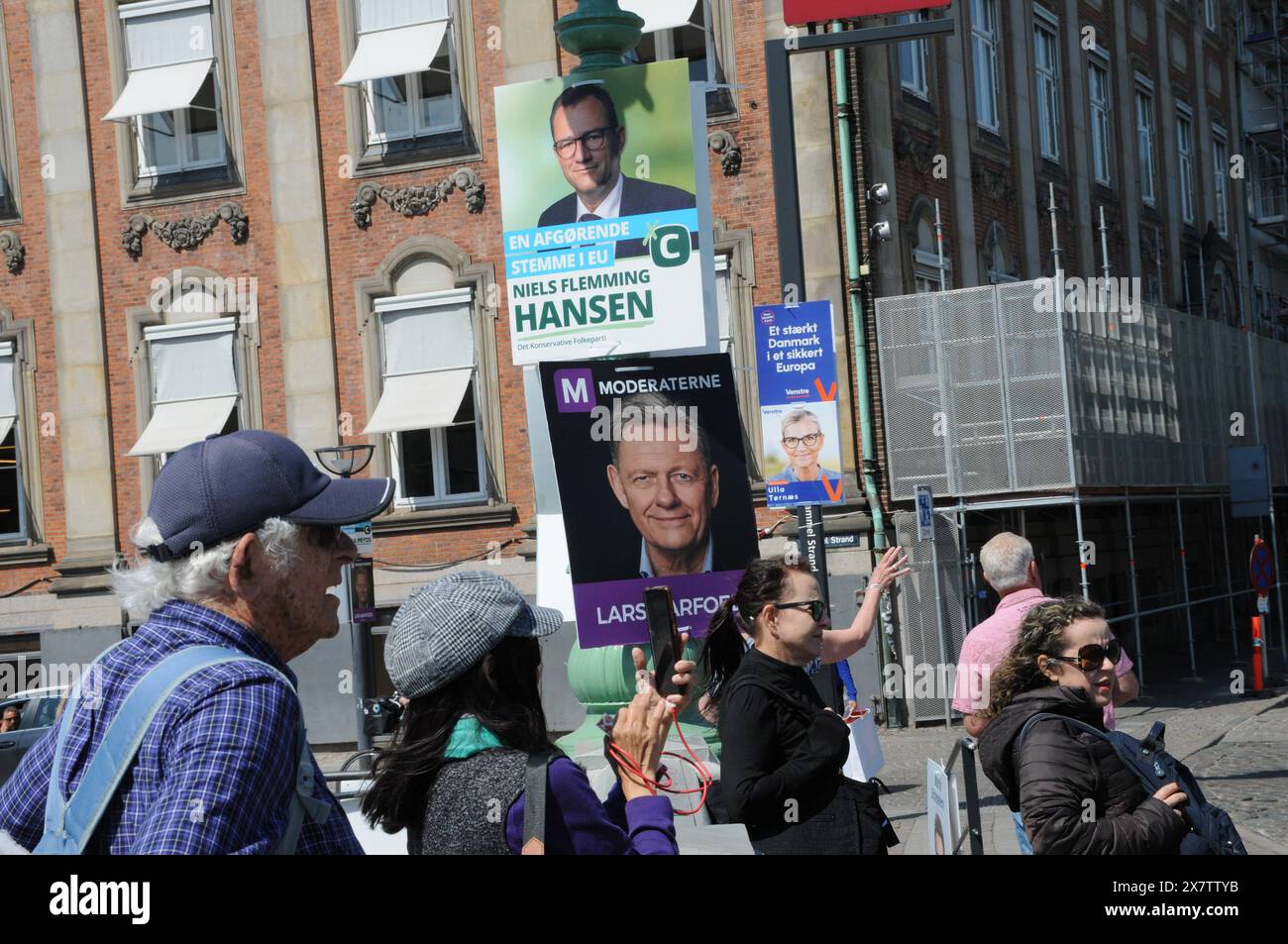 Cpenhagen/ Denmark/20 MAY 2024/ EU parliamentary elections poster from ...