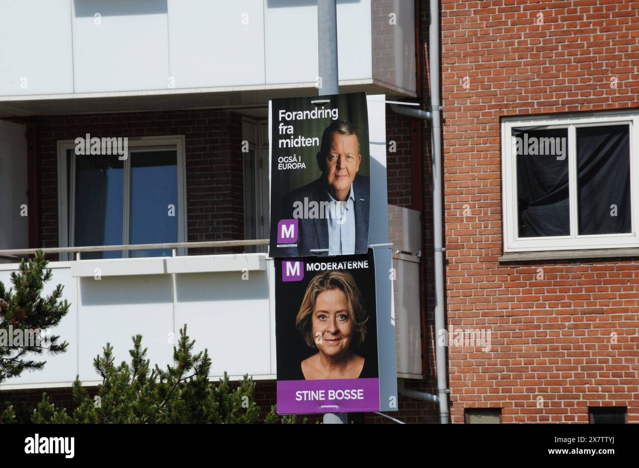 Cpenhagen/ Denmark/20 MAY 2024/ EU parliamentary elections poster from ...