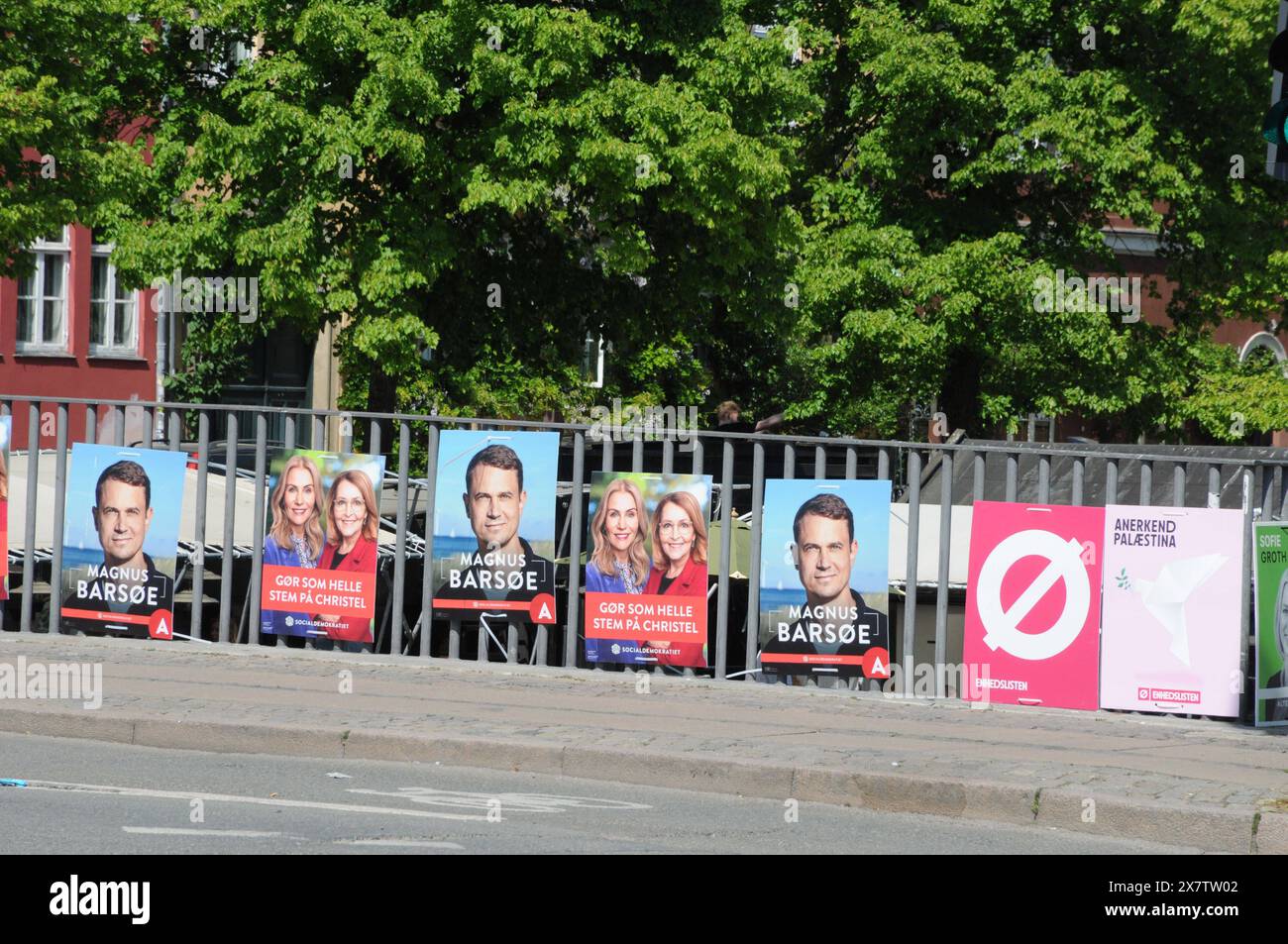 Cpenhagen/ Denmark/20 MAY 2024/ EU parliamentary elections poster from ...