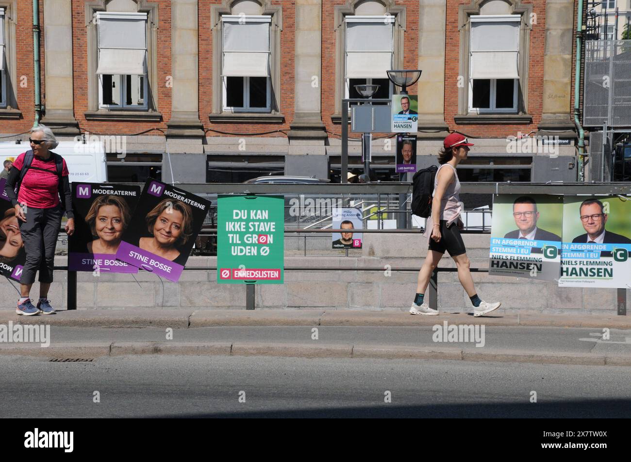 Cpenhagen/ Denmark/20 MAY 2024/ EU parliamentary elections poster from ...