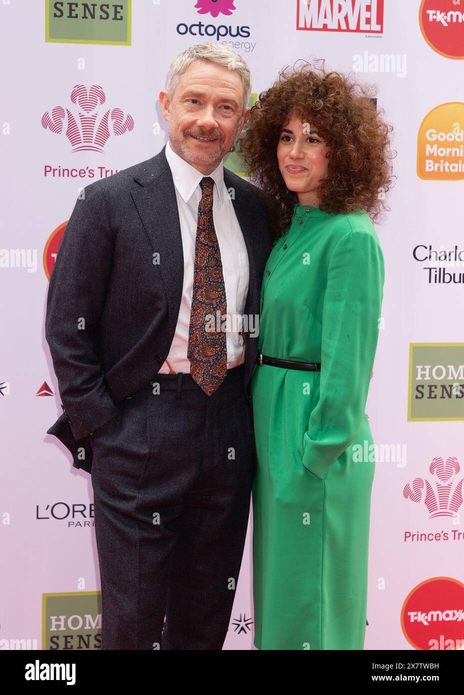 London, UK. May 21, 2024. Martin Freeman and Rachel Mariam attend The ...