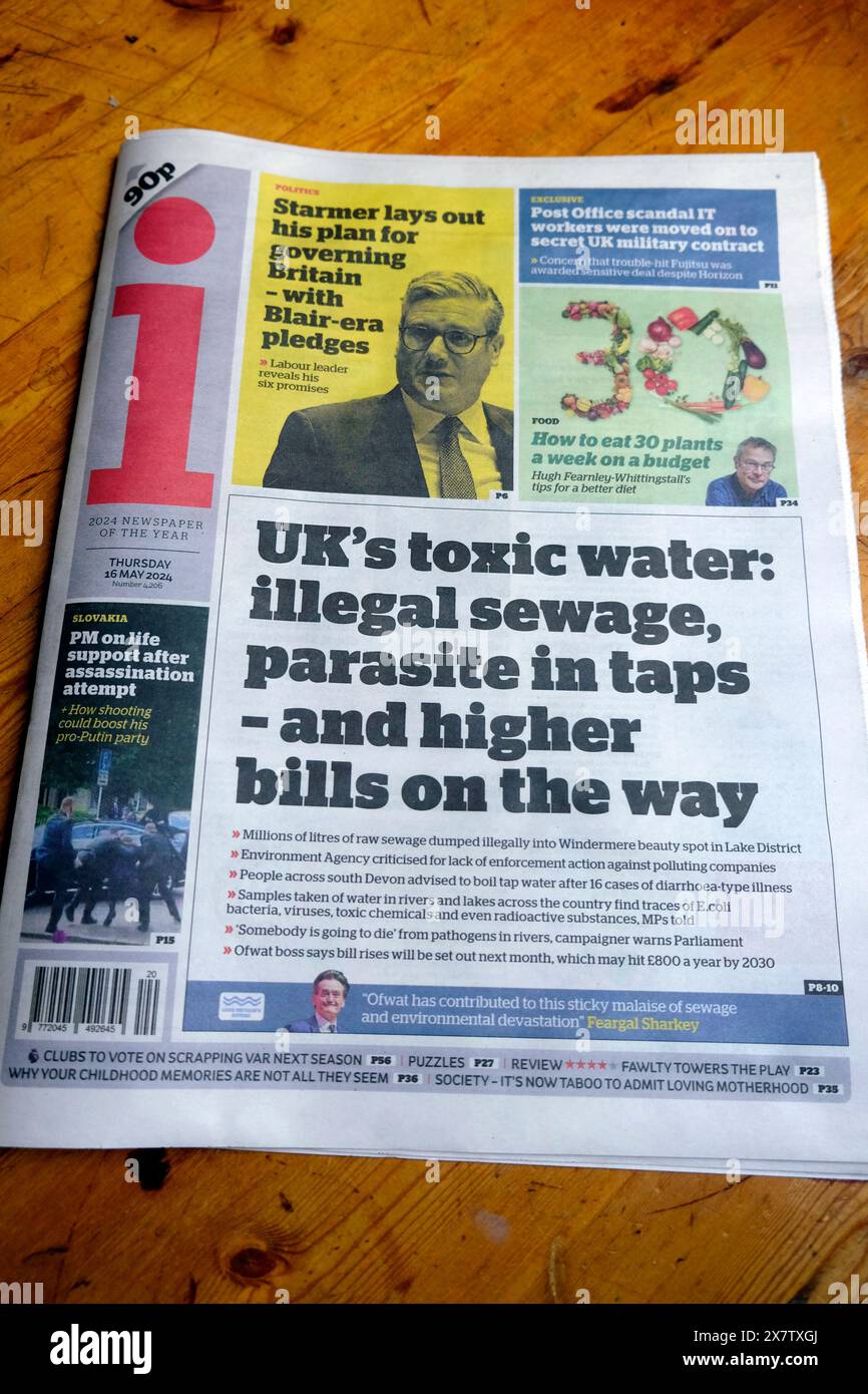 'UK 's toxic water: illegal sewage, parasite in taps - and higher bills ...