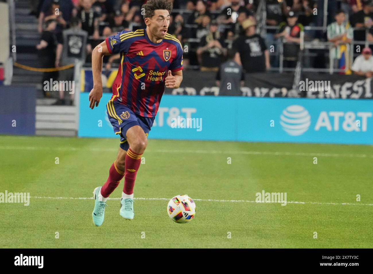 May 18. 2024: Salt Lake midfielder Matt Crooks (25) in action during ...