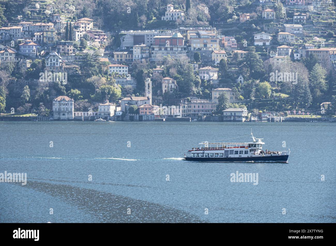 Landscape of Blevio in the Lake of Como Stock Photo - Alamy