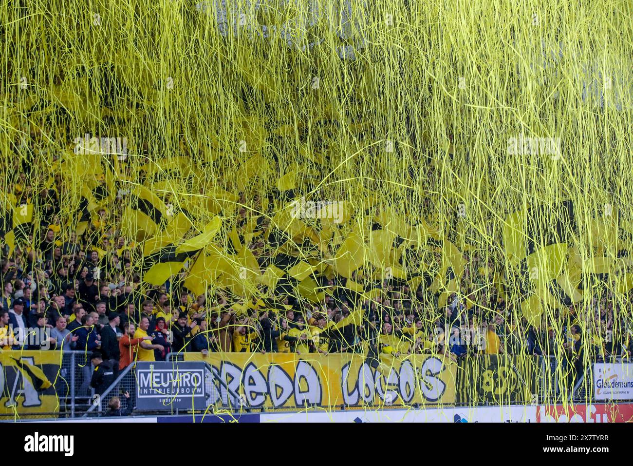 Breda, Netherlands. 21st May, 2024. BREDA, NETHERLANDS - MAY 21: fans ...