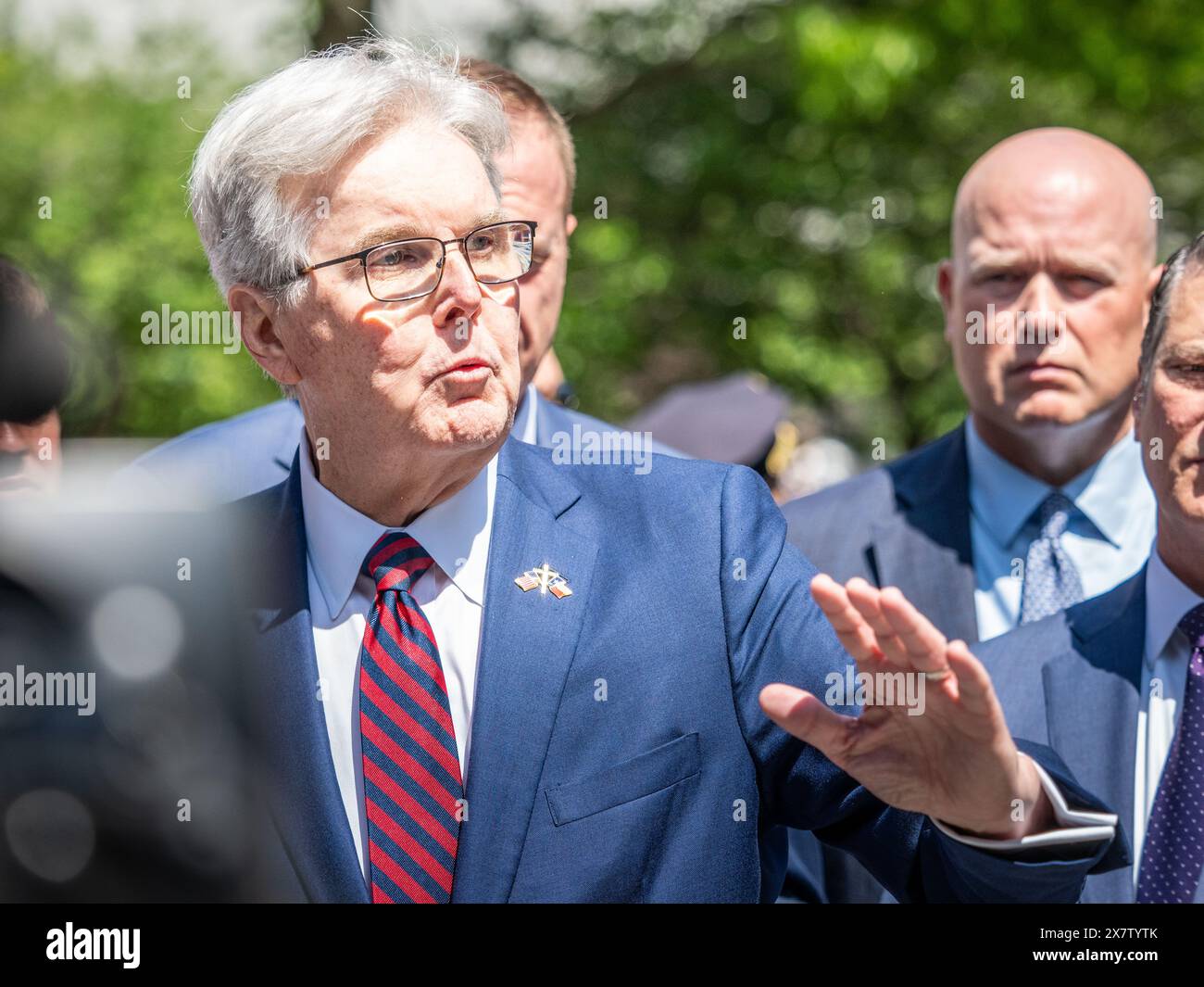 New York, New York, USA. 21st May, 2024. Texas Lt. Gov. DAN PATRICK ...
