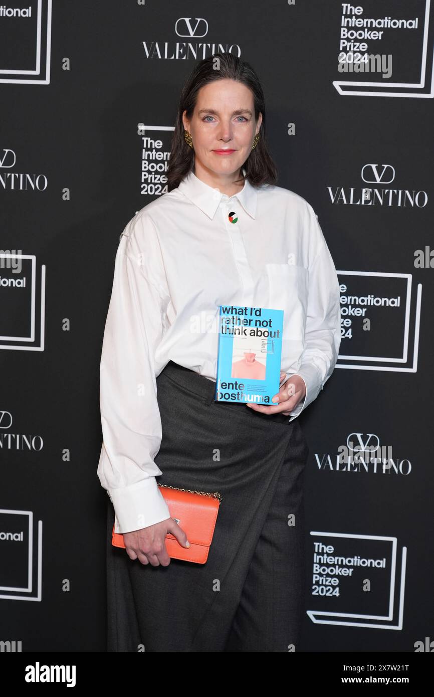 Jente Posthuma attending the International Booker Prize 2024 winner ...
